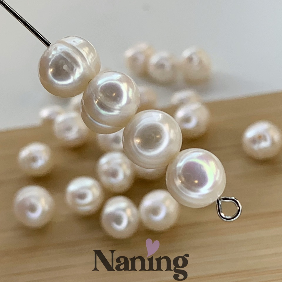 Édesvízi tenyésztett gyöngy – 7mm – gyöngyházfehér – Naning